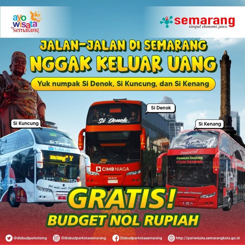 Bus Wisata : Bisa Keliling Kota Semarang Tanpa Keluar Uang – PPID Kota Semarang