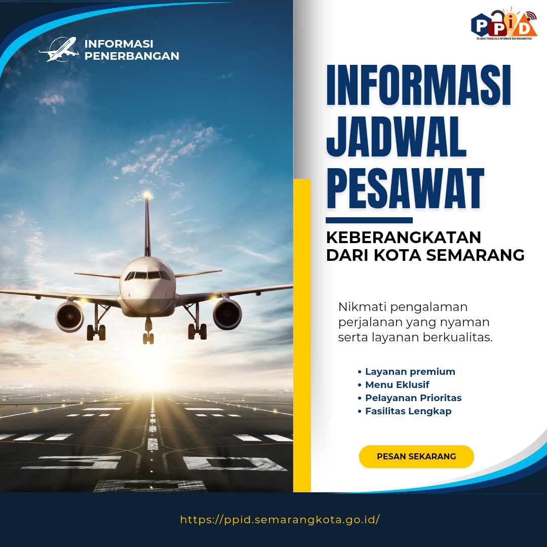 Jadwal Pesawat Keberangkatan Kota Semarang ke Bali - PPID Kota Semarang