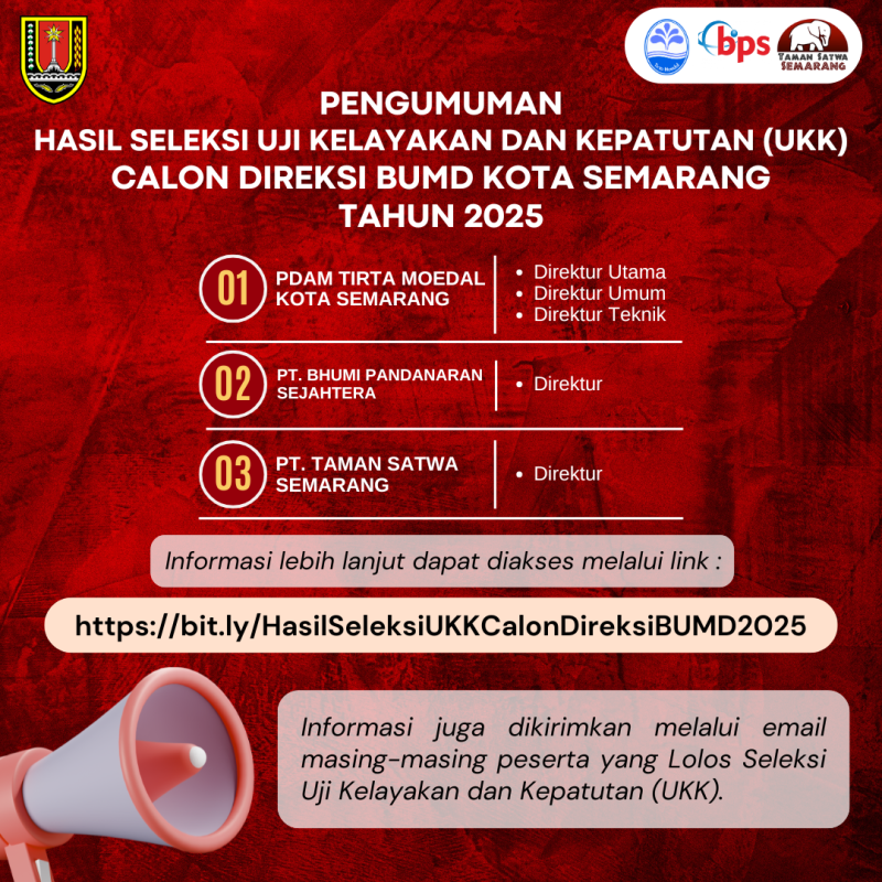 Pengumuman Hasil Seleksi Uji Kelayakan dan Kepatutan (UKK) Calon ...